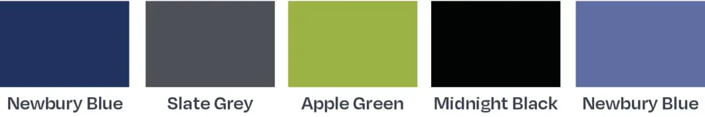 Doherty 2 Section Examination Plinth - Storm Blue | HCE Medical Equipment