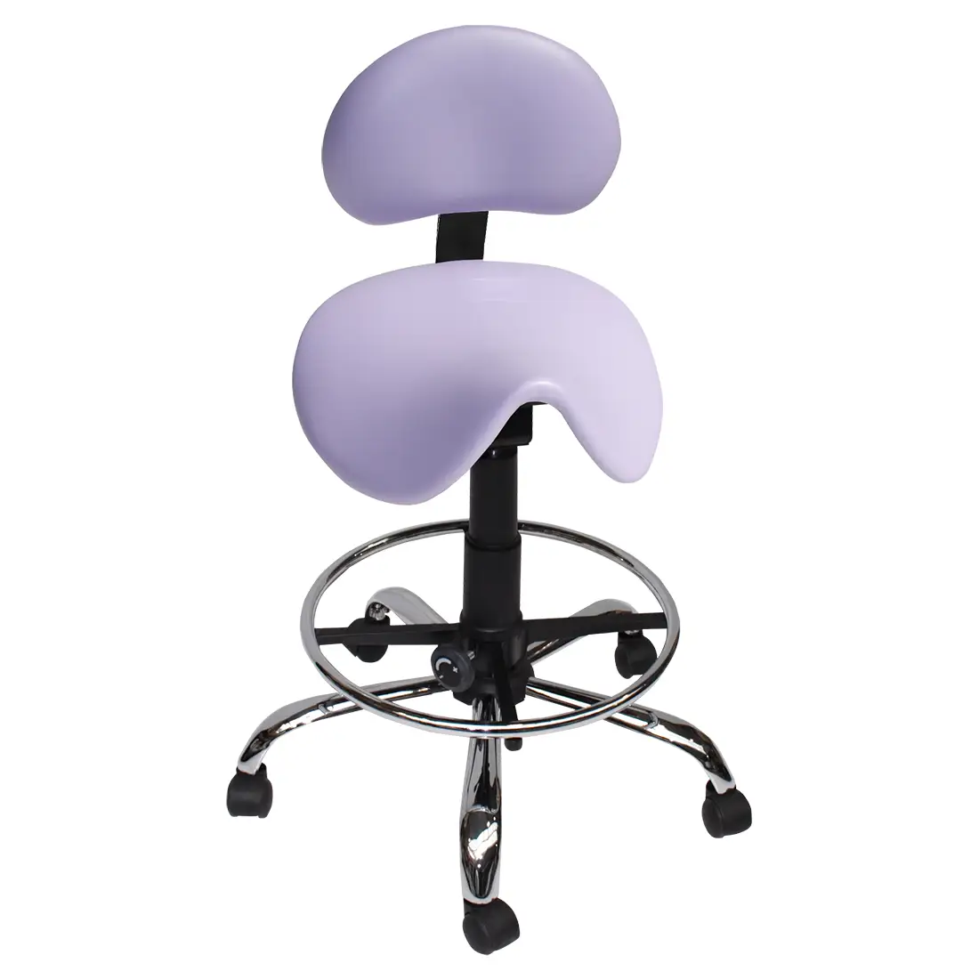 Medi-Plinth Saddle Stool with Foot Ring & Backrest (Copy) | HCE