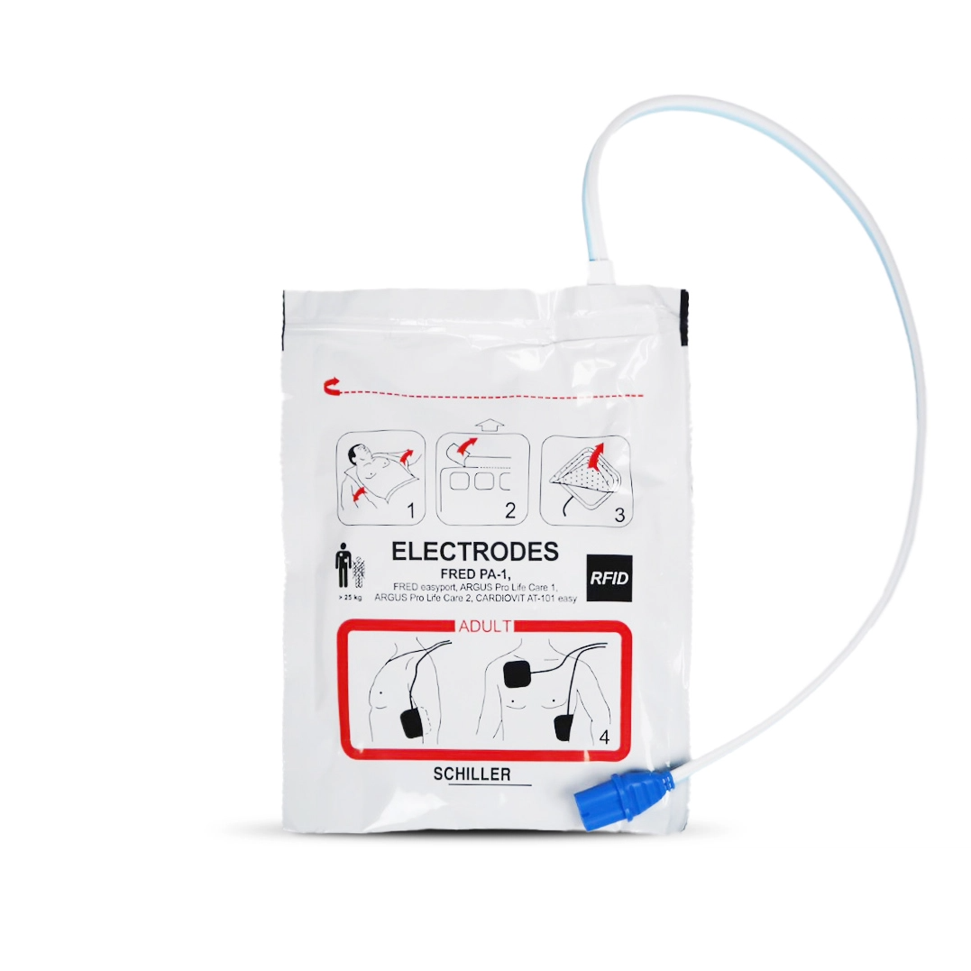 Adult Pre-Connected Pads With RFID Tag for FRED PA-1 Fully Automatic | HCE