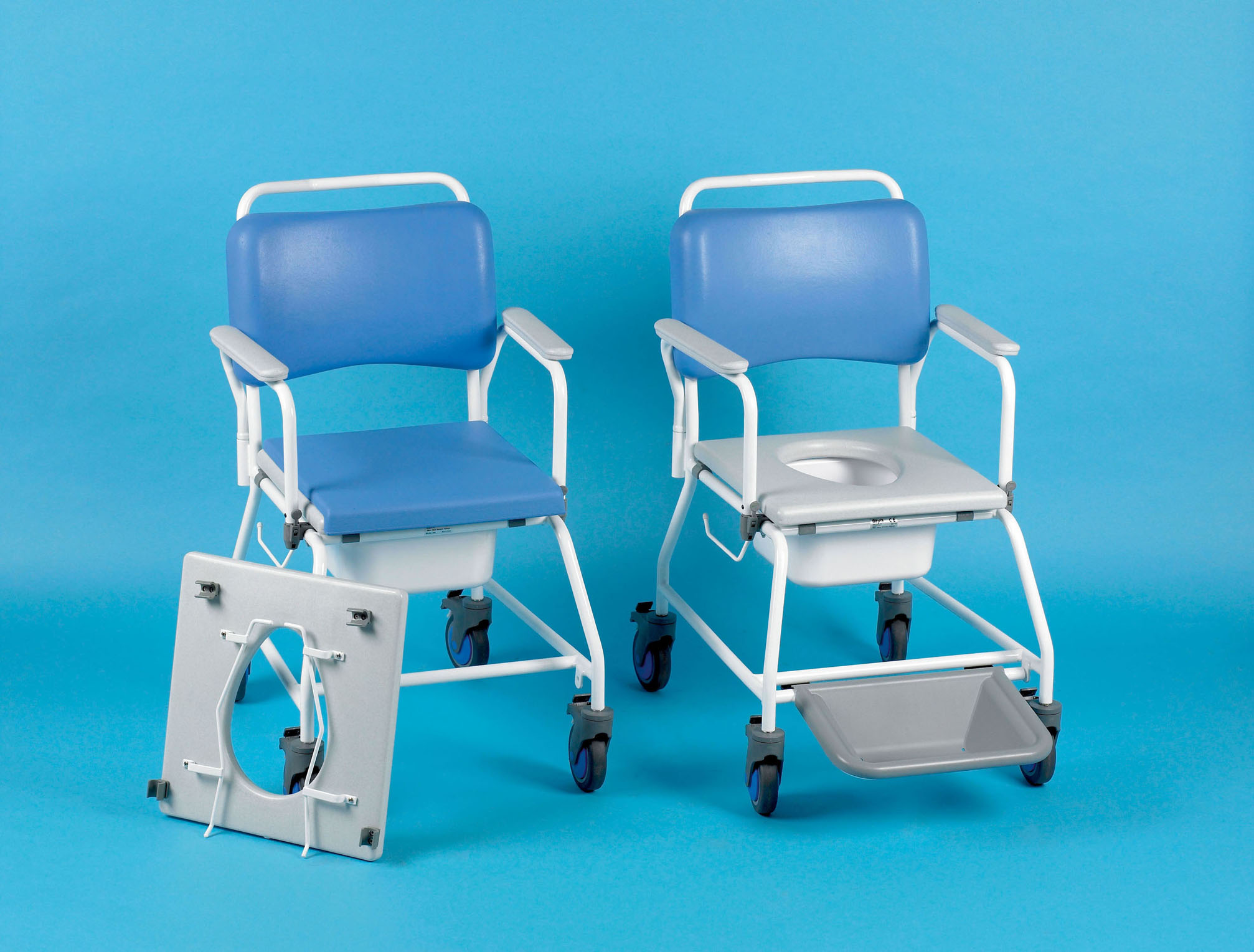 Atlantic Shower Commode Chair - Without footrests | HCE