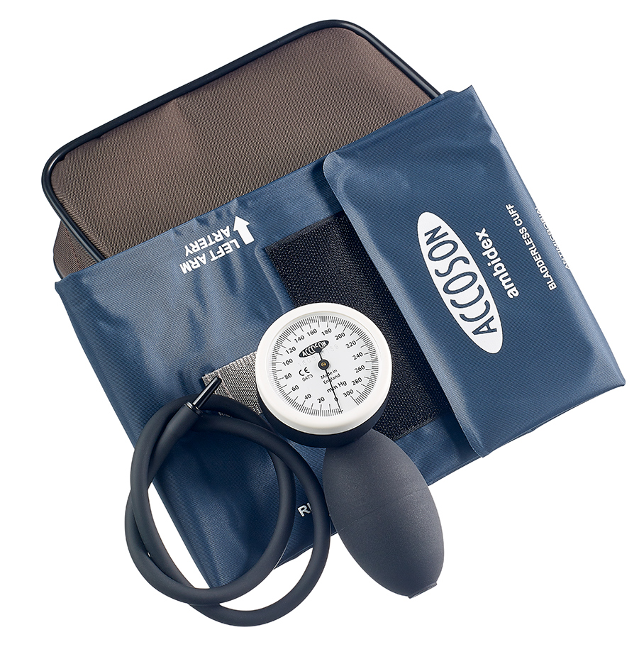 Accoson Limpet Aneroid Sphyg. - 3 Piece Straight Tube Cuff Set | HCE