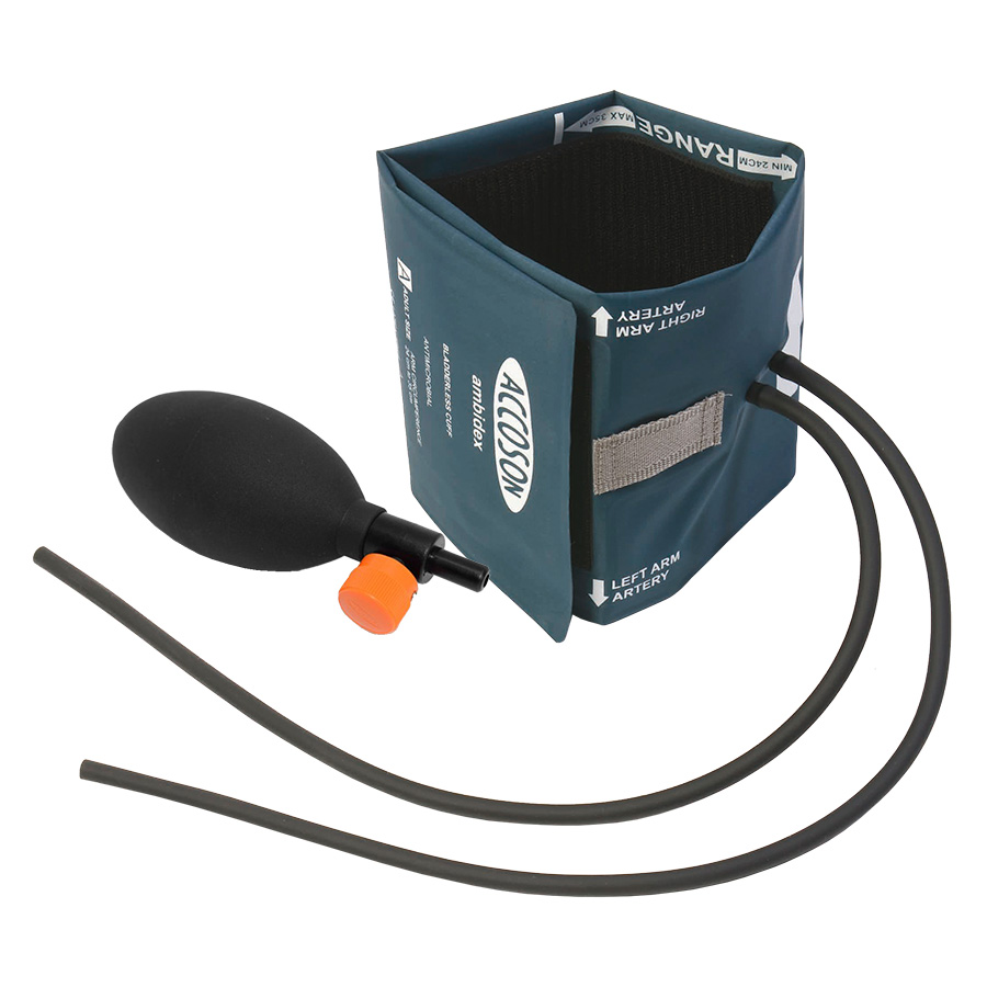 Accoson ambidex cuff (Double tube with bulb & valve) Adult 24-35cm | HCE