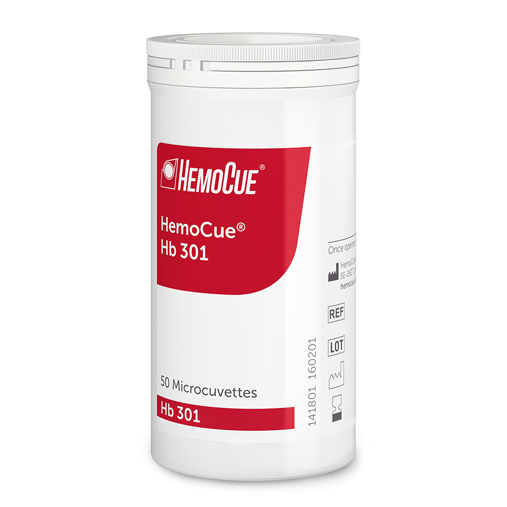 HemoCue Hb 301 Microcuvettes (4 x 50 vials) 111801 | HCE