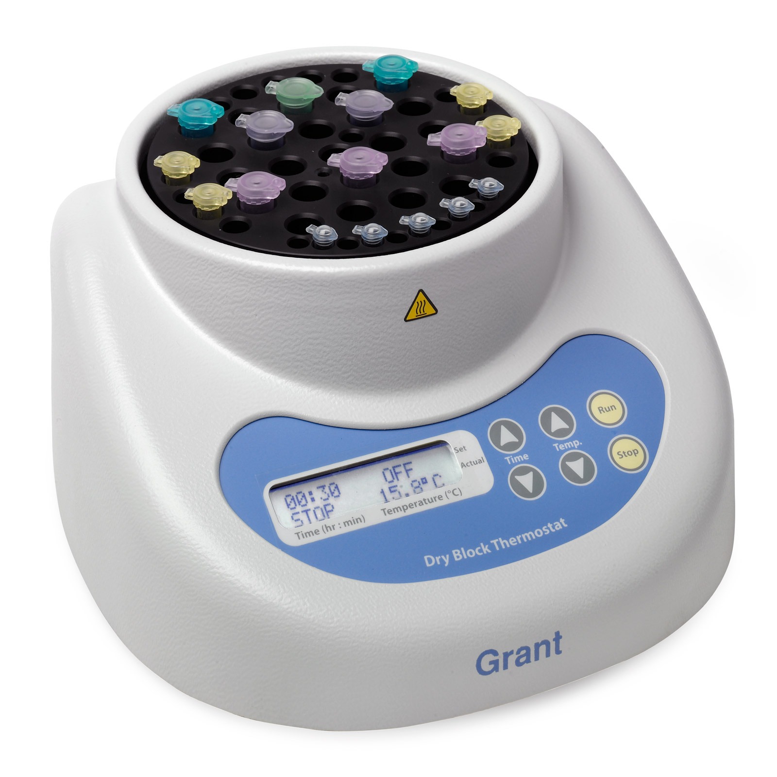 BTD Digital dry block heater, +5 to 100°C fixed block for Microtubes | HCE