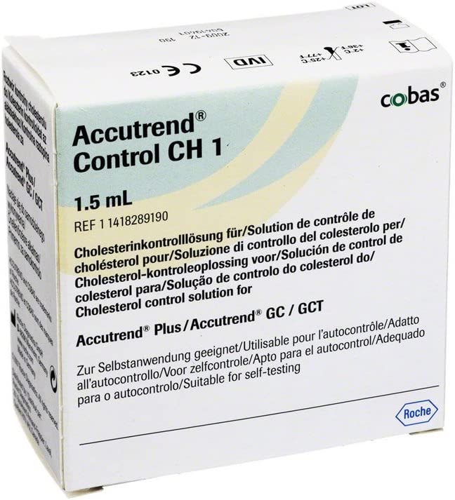 Roche Accutrend Cholesterol Control Solution CH1 (1 x 1.5ml) | HCE