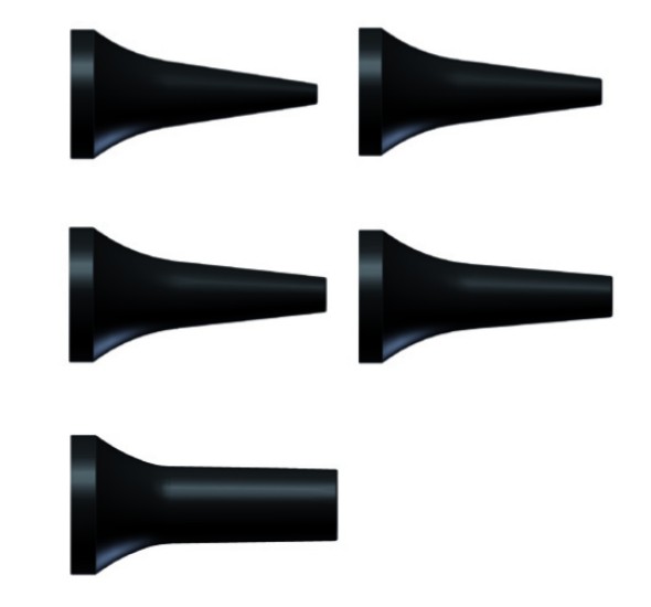 Riester Reusable Ear Specula Black (2mm) - Pack of 10 | HCE