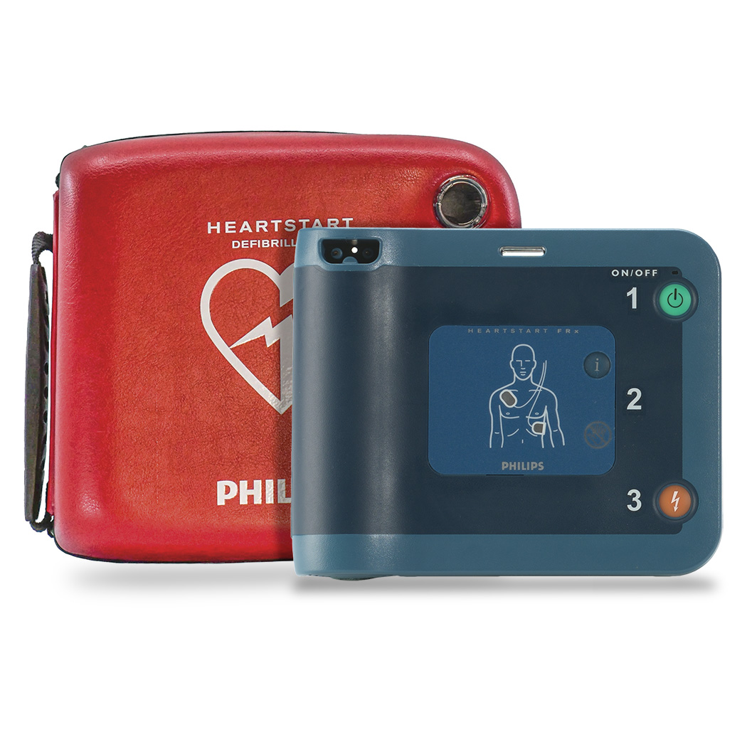 Philips HeartStart FRx AED Defibrillator with Standard Carry Case | HCE