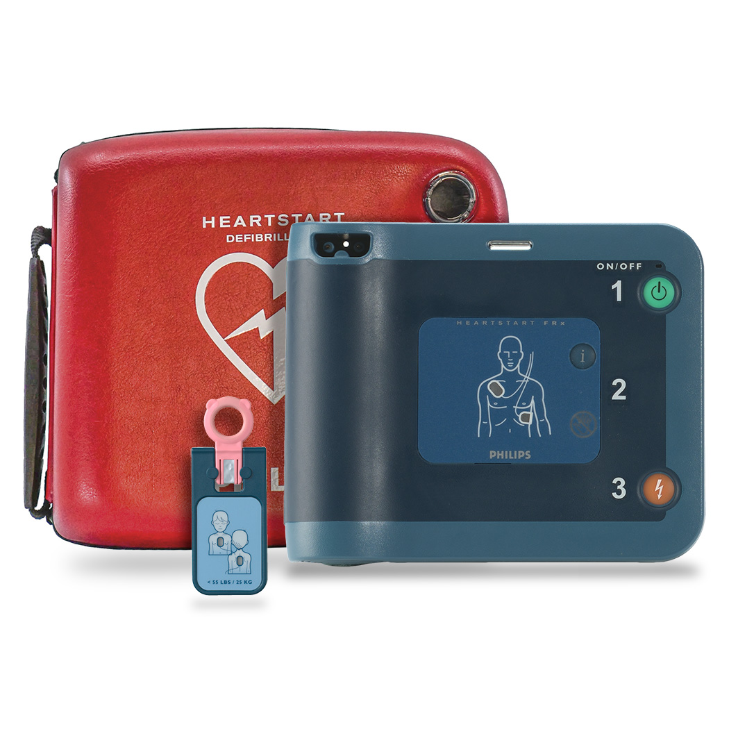 Philips HeartStart FRx AED Defibrillator Incl. with Carry Case & Infant ...