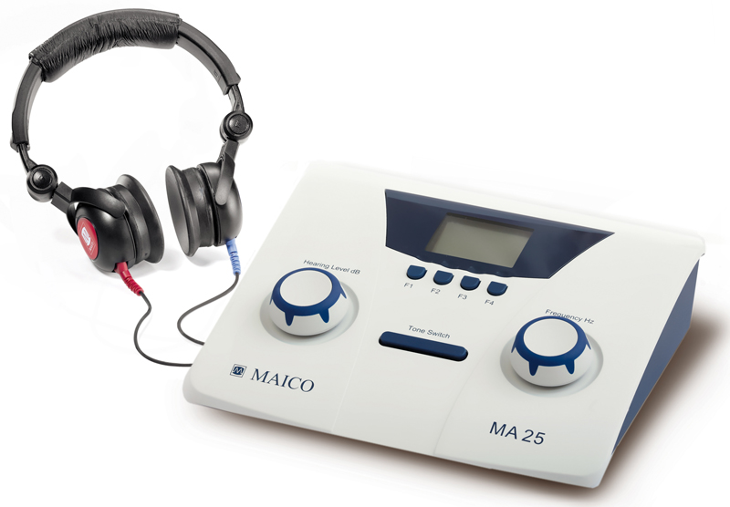 Maico MA25 Screening Audiometer with DD45 Headset | HCE