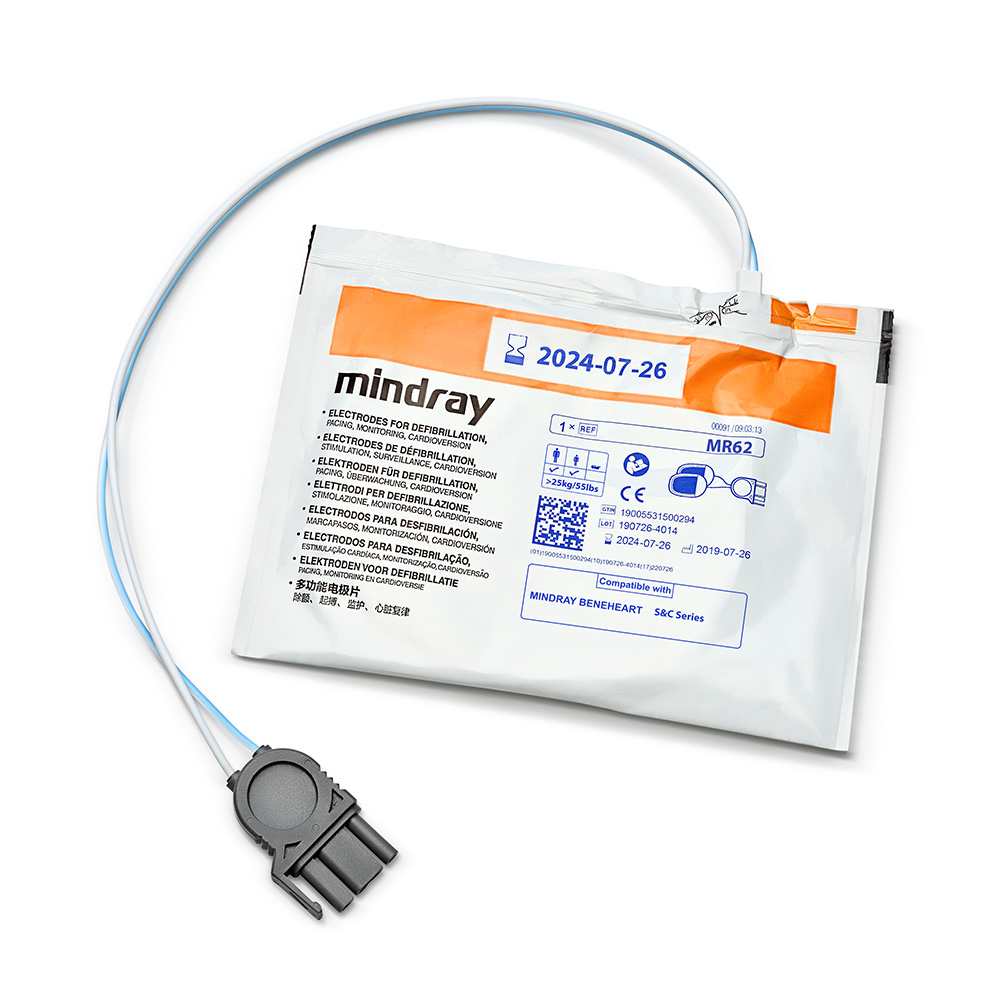 Mindray MR62 Adult/Paediatric Electrode AED Pads with Auto-Identification - 1 Pair | HCE