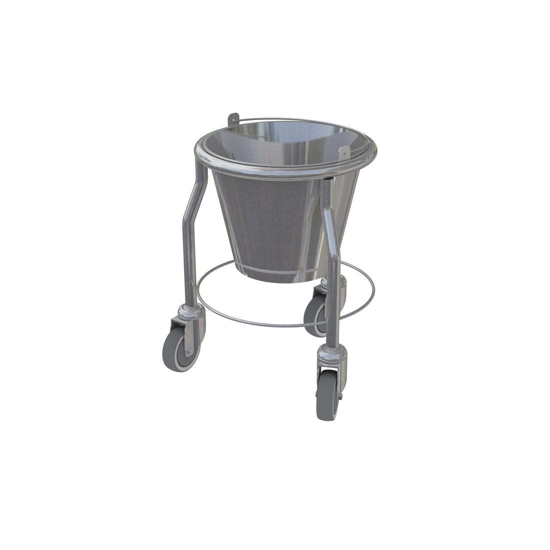 Shuttleworth Stainless Steel Kick About Bucket with Short Stand - 12 ...