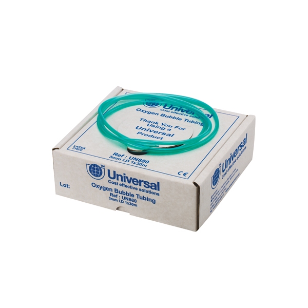 Universal Oxygen 3mm Bubble Tubing - 30m Length | HCE