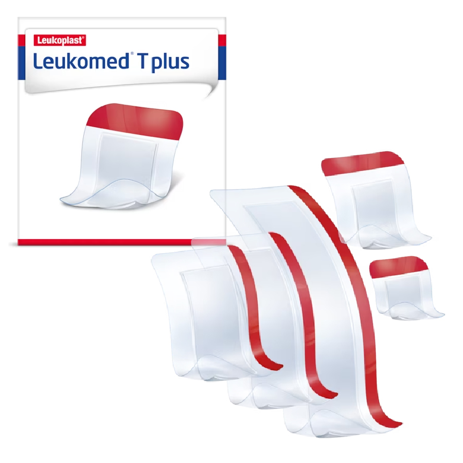 Leukomed T Plus Sterile Film Dressing with Wound Pad 7.2cm x 5cm (pad ...