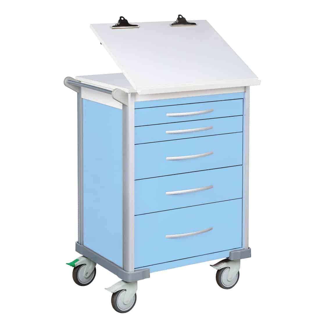 LX Chart Trolley - Light Blue | HCE