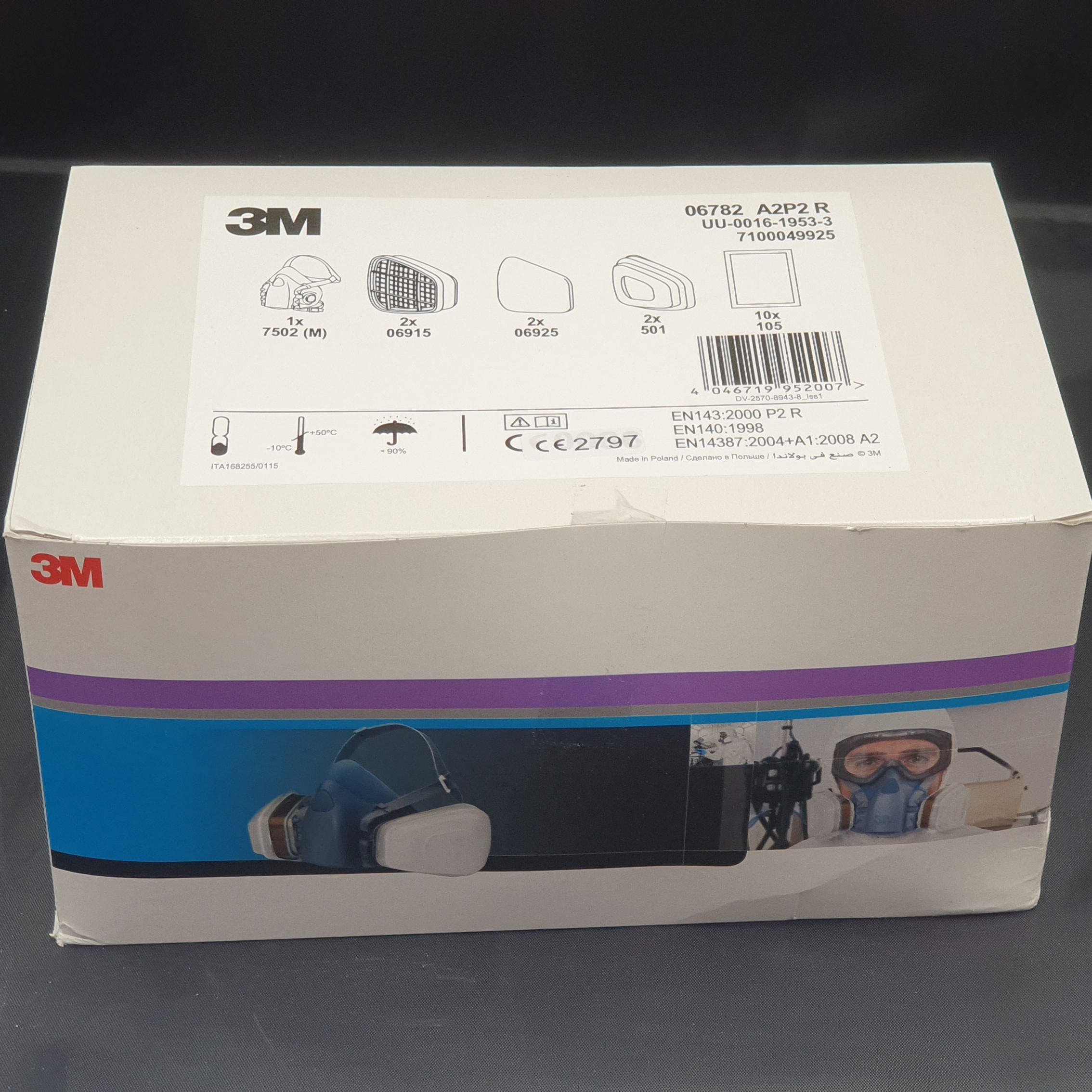 CLEARANCE - 3M Respirator Starter Kit, Large Half Mask | HCE