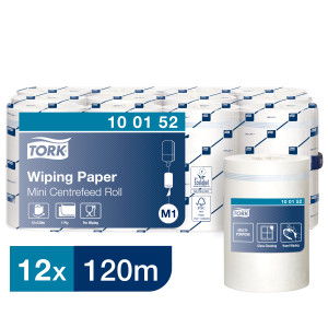 Tork Centrefeed Wiping Paper White M1 - Pack of 12 - 100152 | HCE