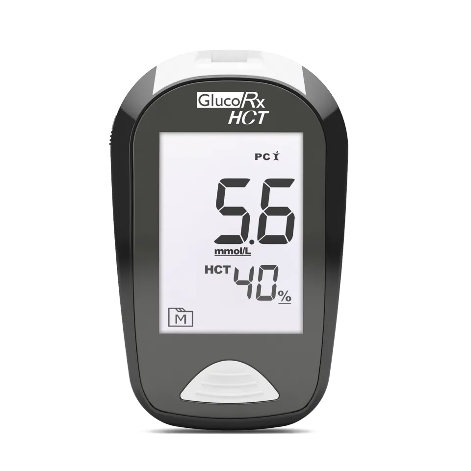 GlucoRx HCT Blood Glucose & Ketone Meter | HCE