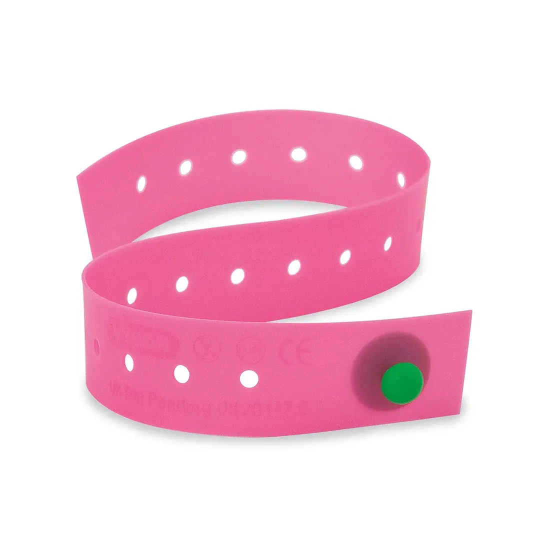 Vene-K Silicone Quick Release Pink Tourniquet (Single-use) - 100 Pack | HCE