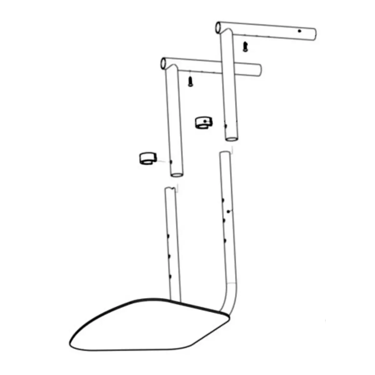 Shell Integra Chair Footrest Assembly | HCE