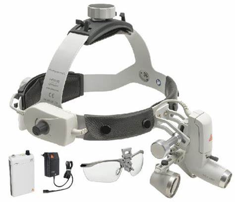 HEINE ML4 LED HeadLight kits with S-GUARD and power source - 2.5x 340mm ...