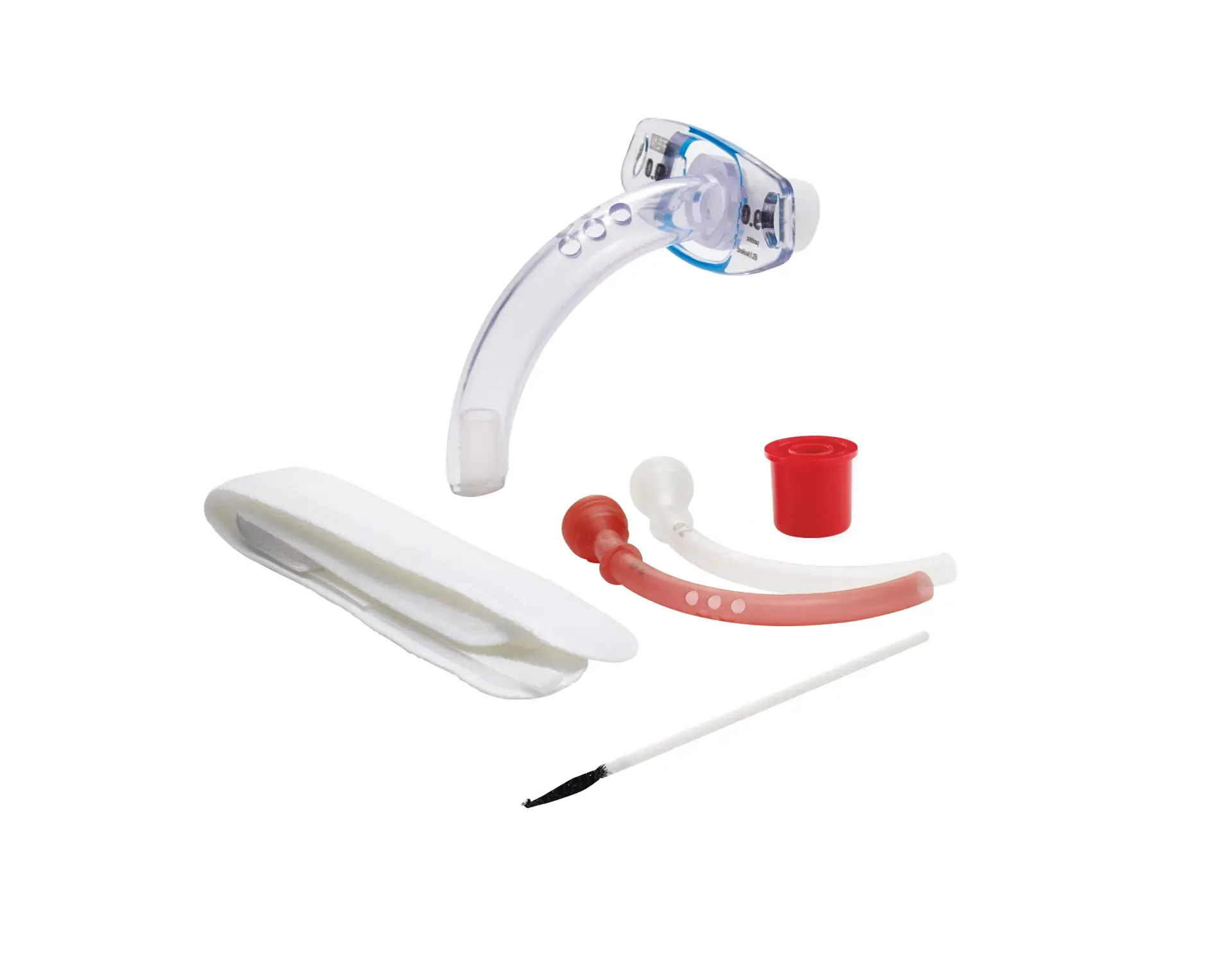 Blue Line Ultra® uncuffed fenestrated tracheostomy tube kit, with inner ...