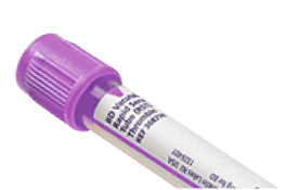 BD Vacutainer® Plastic K2EDTA tube with Lavender BD Hemogard™ Cap 16 x ...