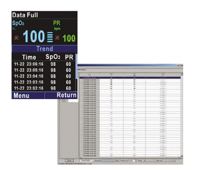 Data Output Software for PM60 Pulse Oximeter | HCE