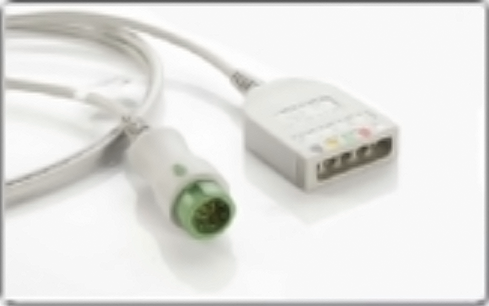 ECG Trunk Cable, 3/5-lead, Adu/Paed, 12 Pin, Defib-Proof, iMEC, iPM ...
