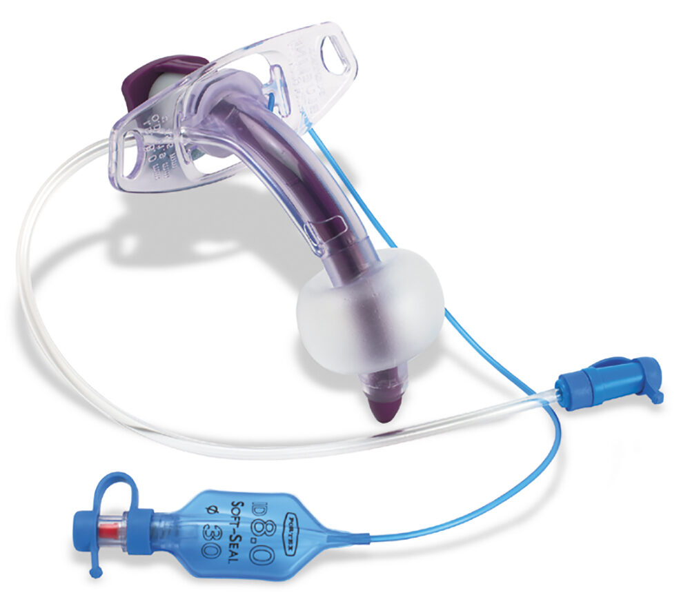 BLUselect 6.0mm Tracheostomy Tubes, Suctionaid, Cuffed, Unfenestrated ...