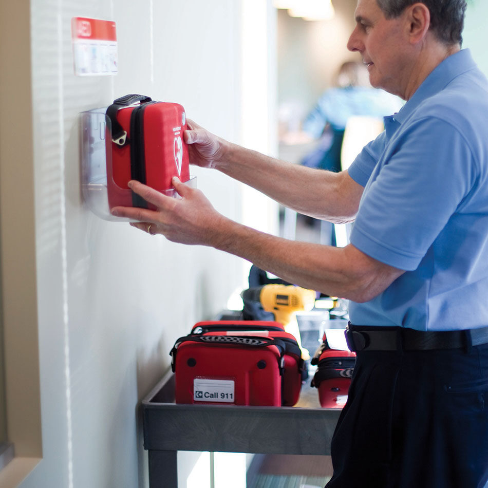 Philips AED Wall Mount - Clear Perspex | HCE