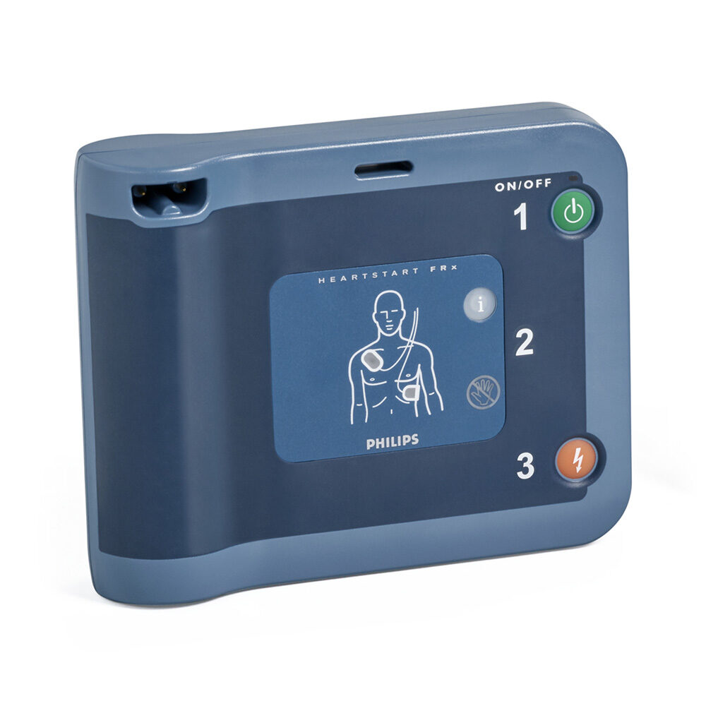 Philips HeartStart FRx AED Defibrillator with Standard Carry Case | HCE