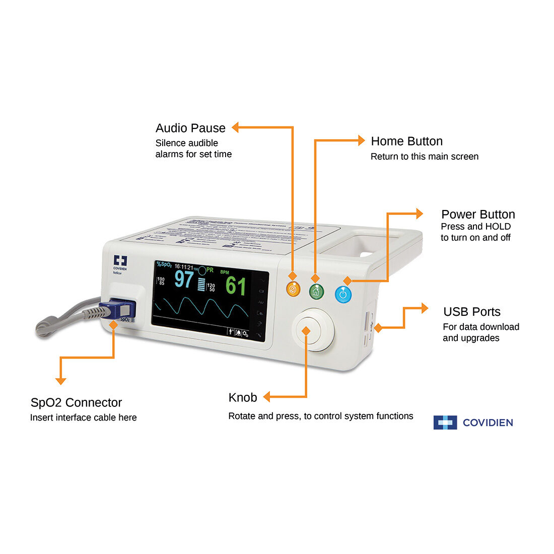Nellcor PM100N Patient Monitoring System | HCE