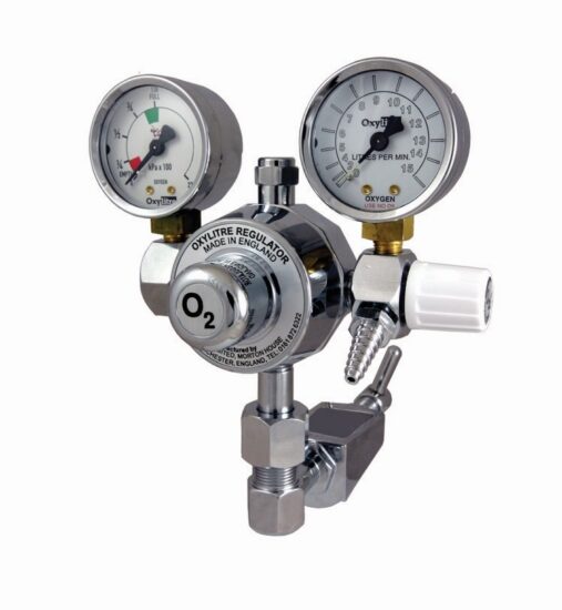 OXYLITRE Standard Regulator Twin Gauge P/Index | HCE