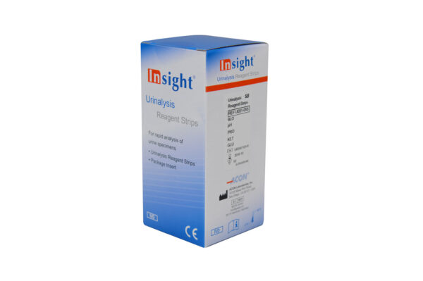 Insight Urinalysis Test Strips - 8 Parameter - Pack of 25 Strips | HCE