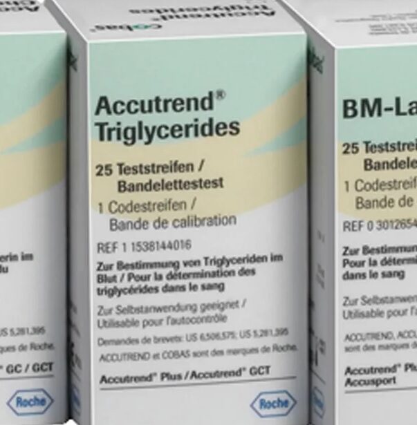 Roche Accutrend Triglyceride Strips - Box of 25 | HCE