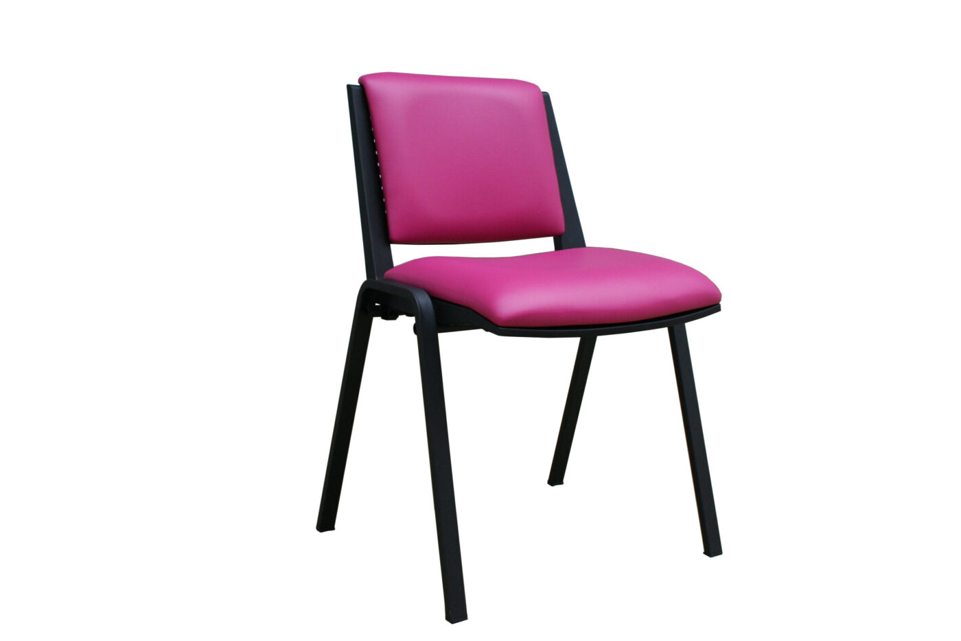 Medi Waiting Room Chair (Black Frame Upholstered) | HCE