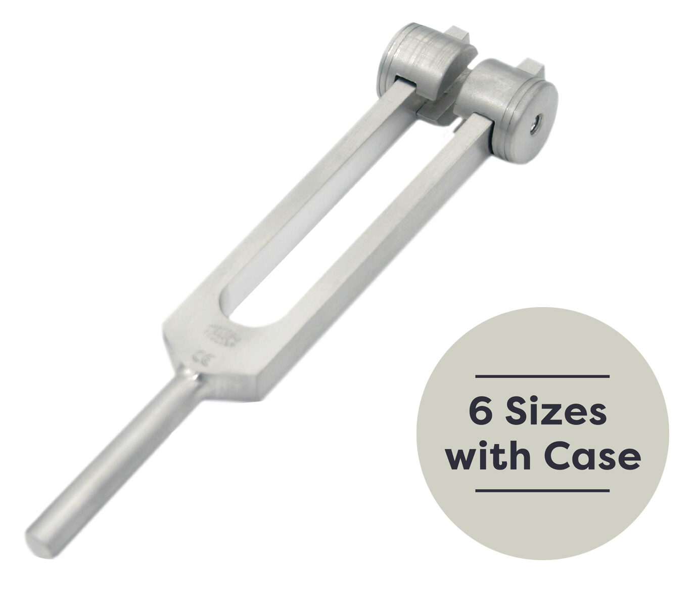 Aluminium Alloy without Foot - Tuning Forks Set of 6 without Case | HCE