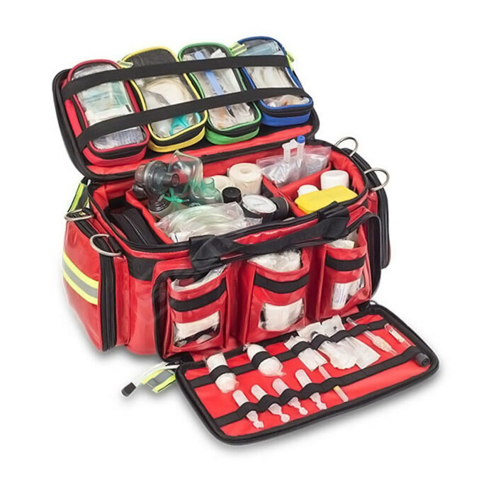 Elite Large Emergency Life Support Bag - Heavy Duty Red Poly | HCE