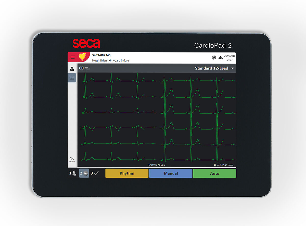 seca CardioPad 2 Ultra Portable 12 Lead ECG with Wi-Fi & Advanced ...