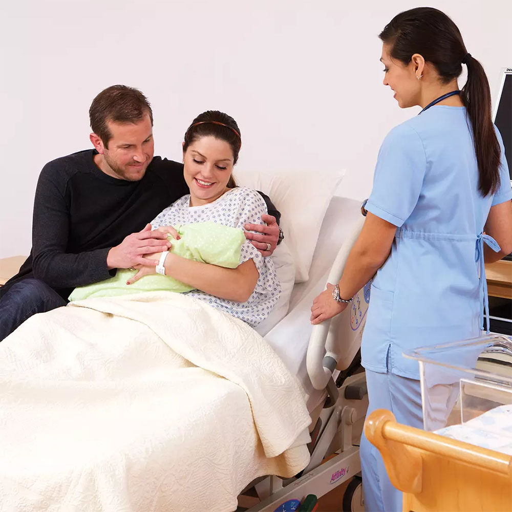 Hillrom Affinity 4 Birthing Bed with Labour Bar | HCE