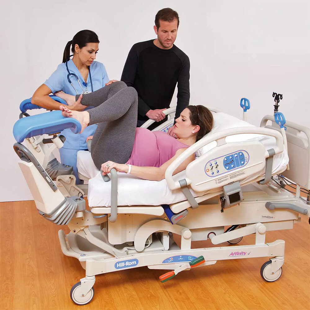 Hillrom Affinity 4 Birthing Bed with Labour Bar | HCE