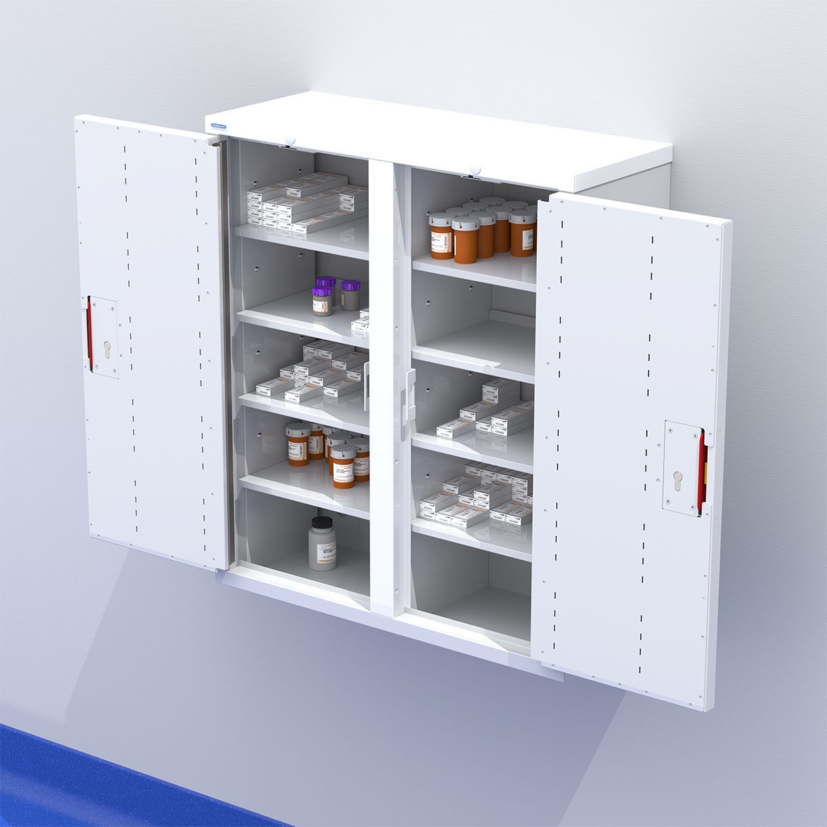 Shuttleworth Controlled Drug Cabinet with Two Euro Locks | HCE