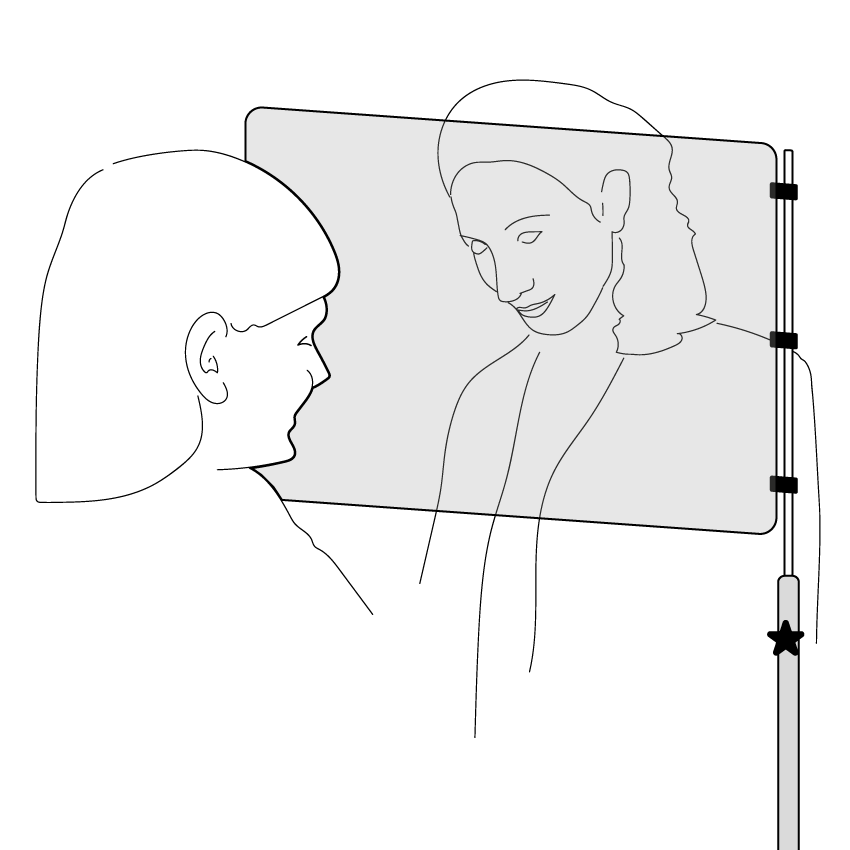 Mobile Protective Safety Screen - Height Adjustable | HCE