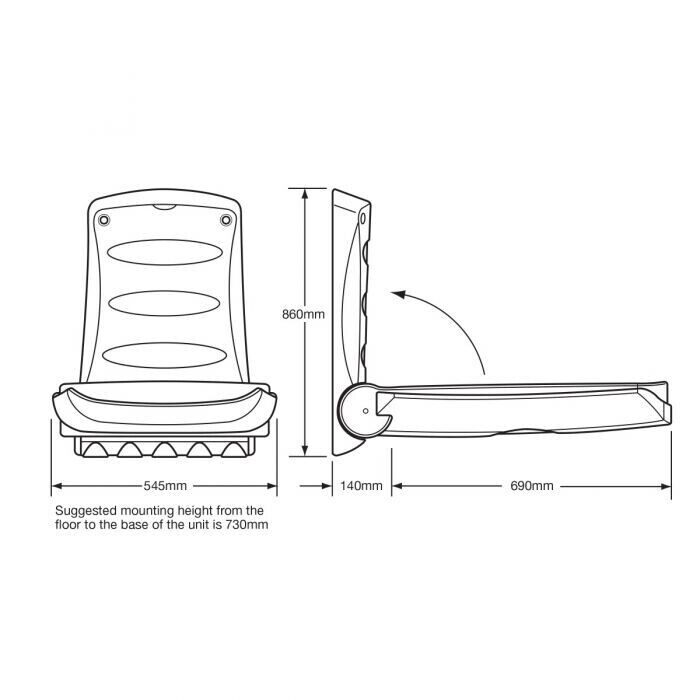 Magrini Vertical Baby Changing Unit | HCE