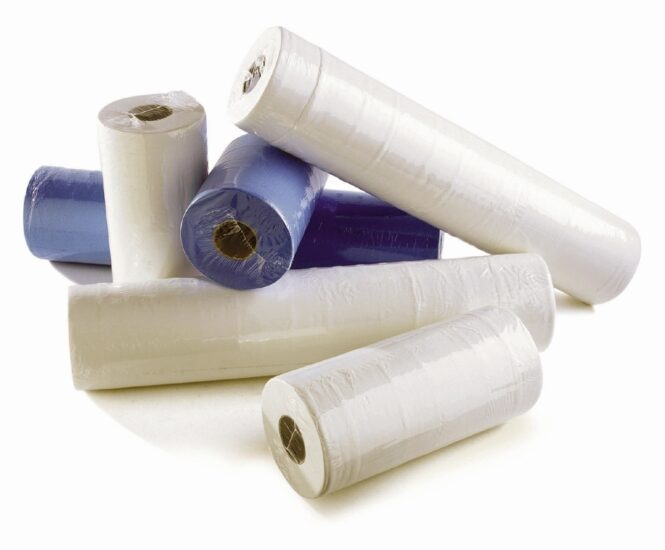 10" White Couch Rolls - Box of 18 | HCE