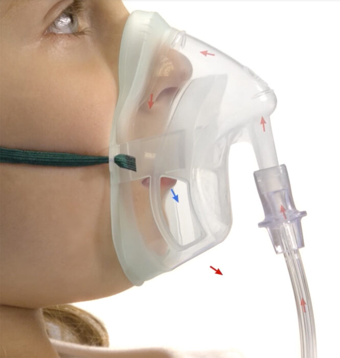 Intersurgical Adult EcoLite Medium Concentration Oxygen Mask + Tube ...