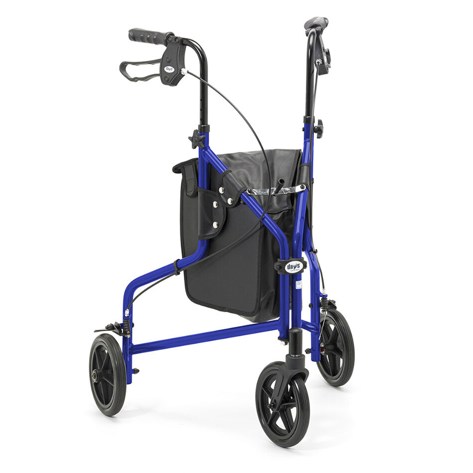 DAYS Healthcare Tri-Wheel Walker - Blue | HCE