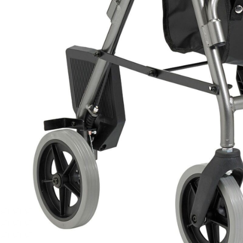 Rollator & Transit Chair Combination - Silver | HCE