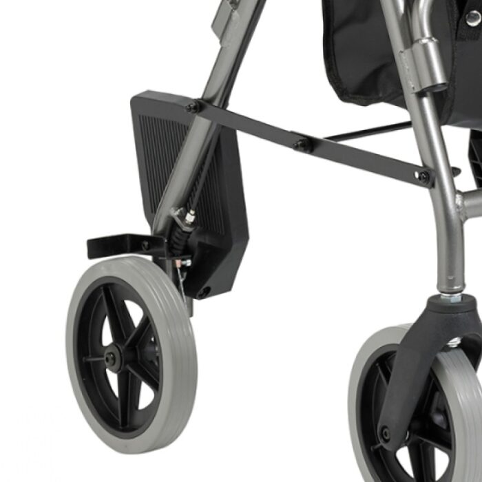 Rollator & Transit Chair Combination - Silver | HCE