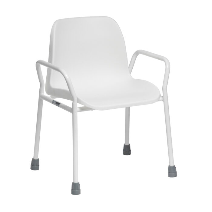 Drive Devilbiss Foxton Stationary Shower Chair - Adjustable Height (Stackable) | HCE